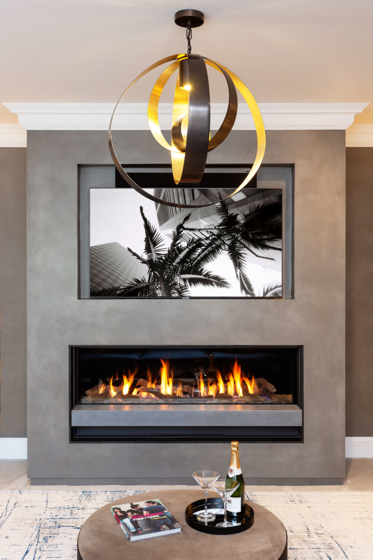 Contemporary Media & Fireplace Walls | HUX London